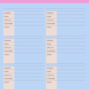 ADHD Blank Digital Planner -- Use on Tablet/ipad or Printable - Etsy