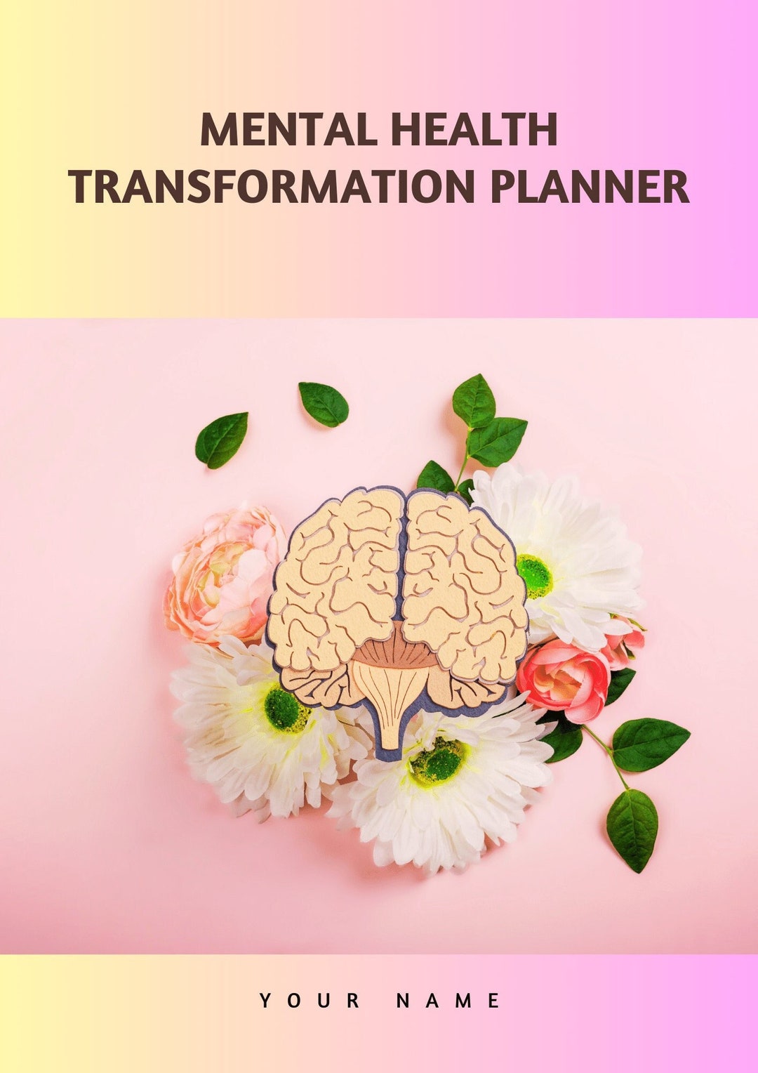 Digital Mental Health Transformation Planner Pink Gradient 62 Pages ...