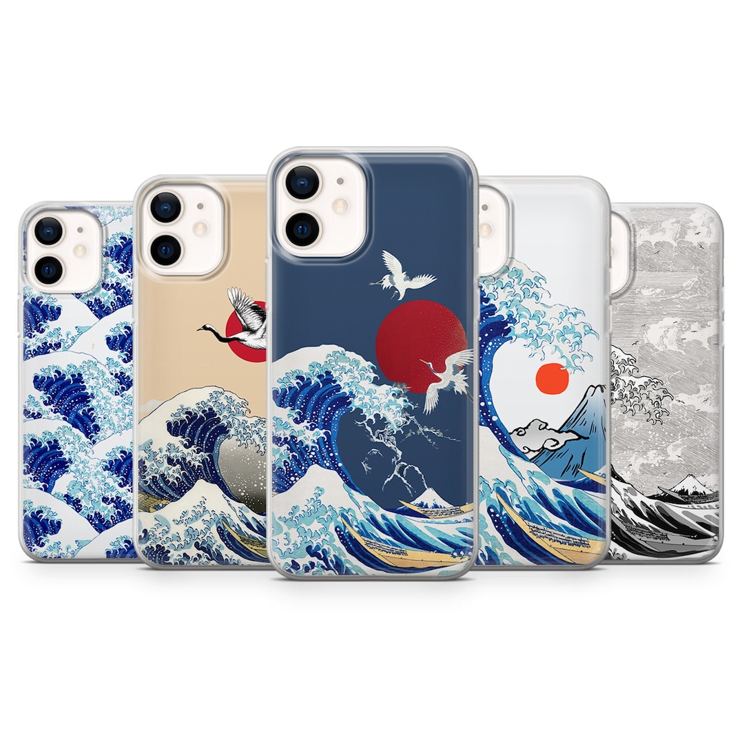 Japanese Great Wave Phone Case Kanagawa Ocean Cover for Iphone - Etsy