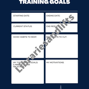 Valkyrie 6 Week Workout Planner - Etsy