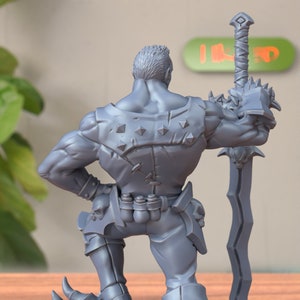 Mercenary Barbarian Hero Bane in the Tavern Miniature, D&D, Dnd ...