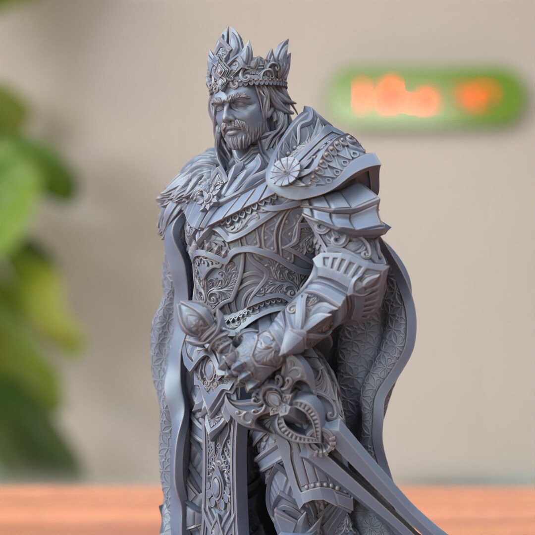 Detailed Miniature of King for Dnd, King Trendium, King of Belfrie ...