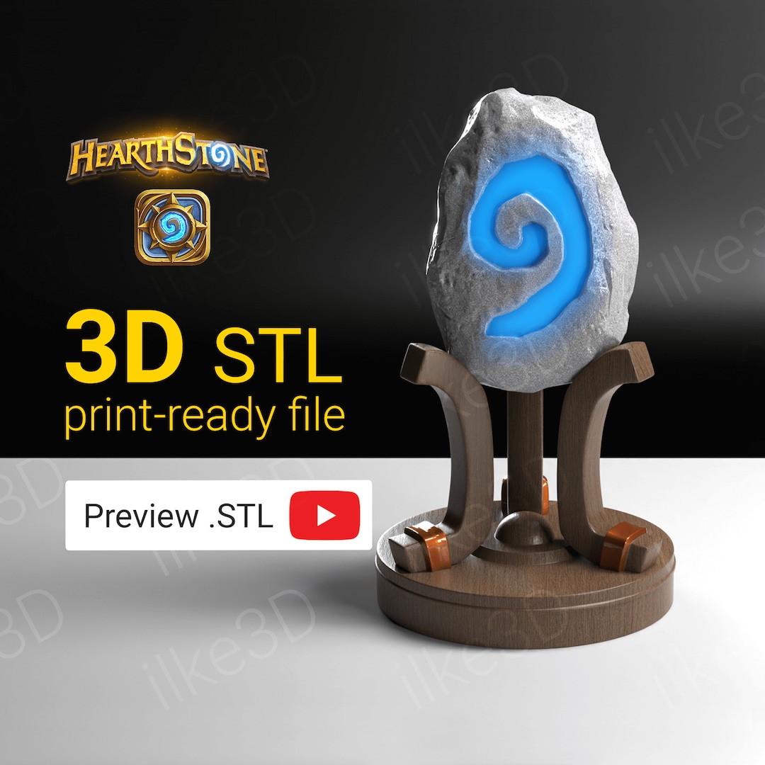 Hearthstone Display Figure, Statue Miniature, Decoration STL File 3D ...