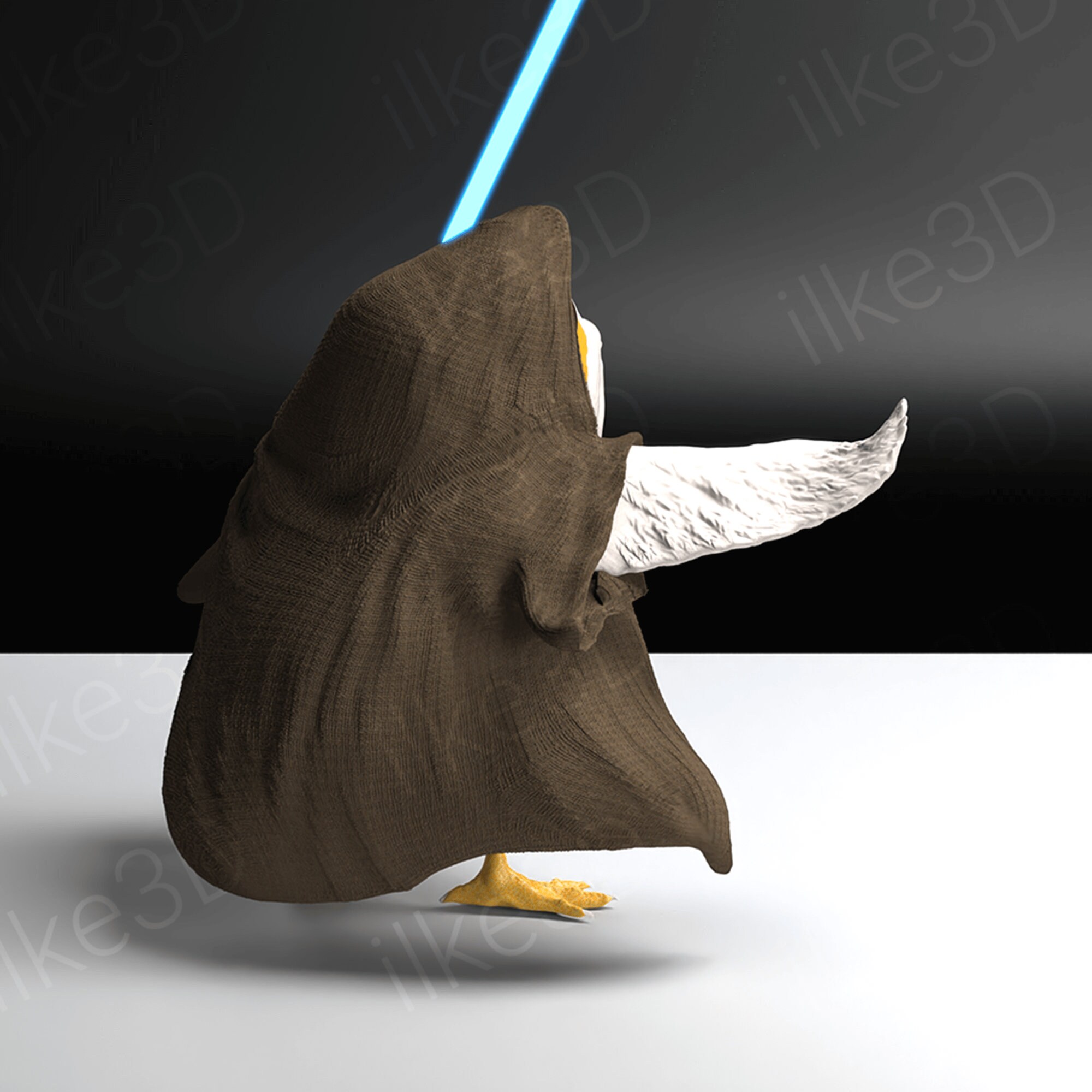 Jedi Porg Bird Star Wars 3D Printing STL Digital File - Etsy