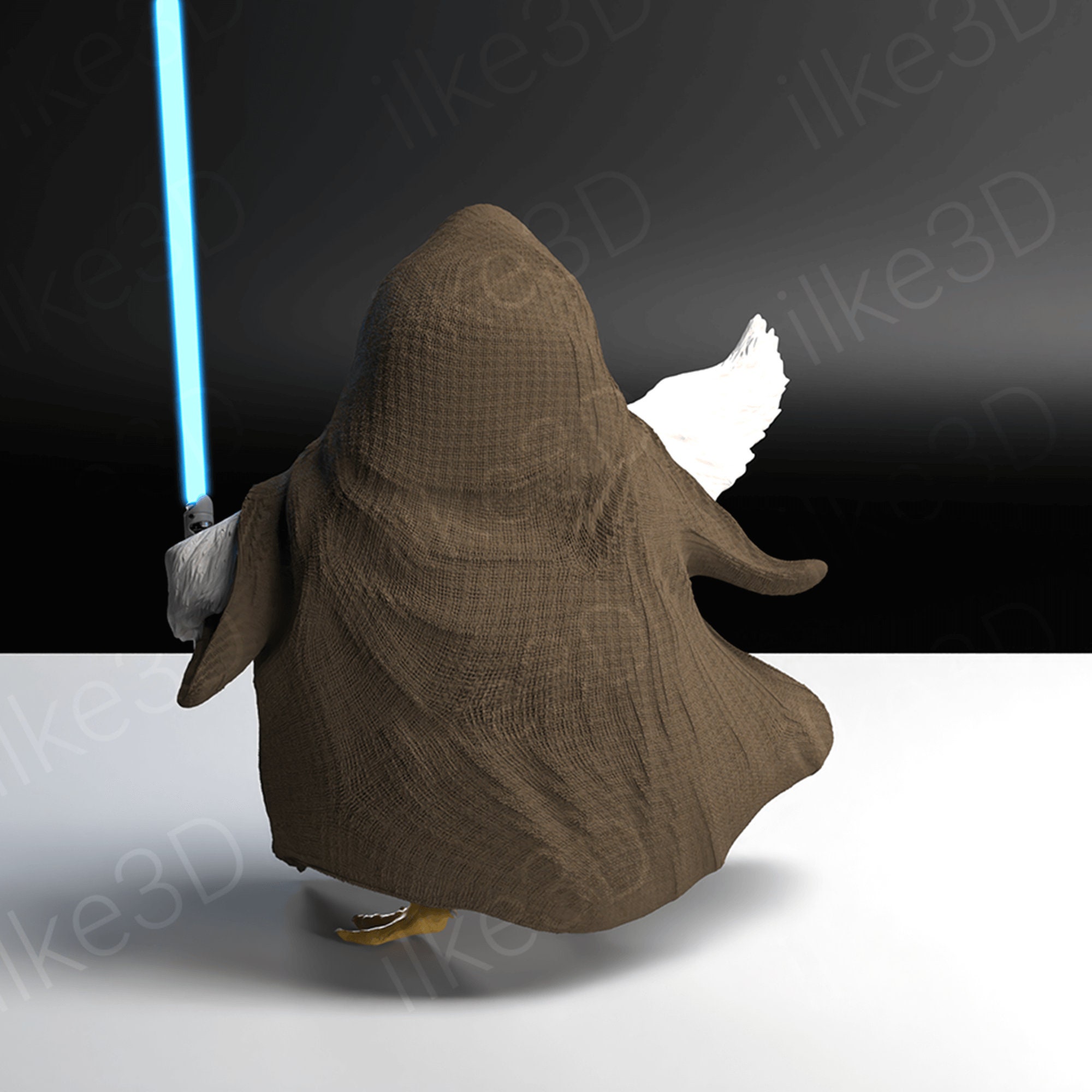 Jedi Porg Bird Star Wars 3D Printing STL Digital File - Etsy