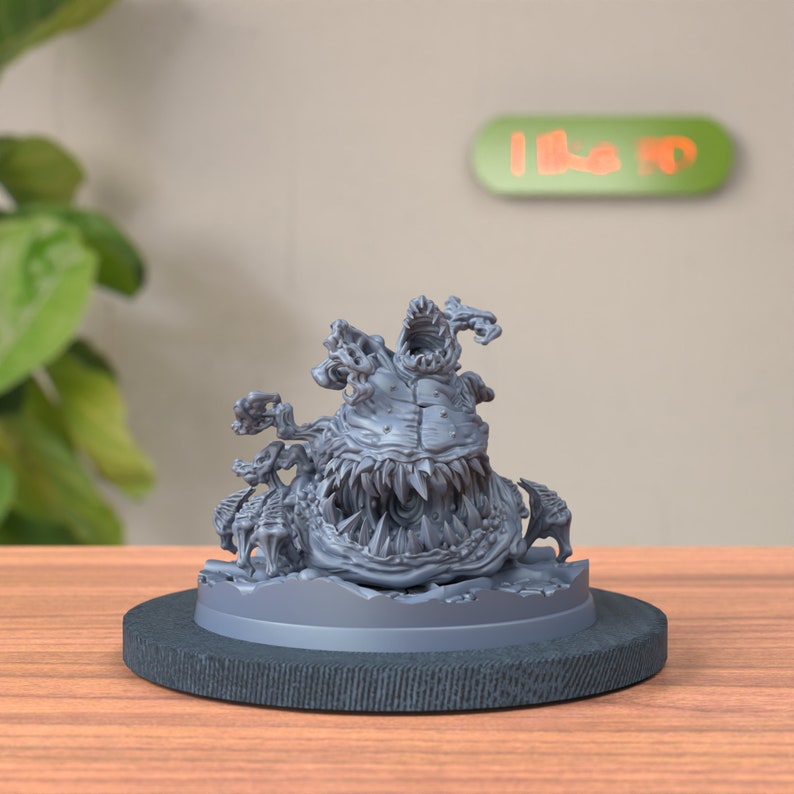 Scary Monster Daemon 3D Print Miniature Crawling Doom Shadow Lurker ...