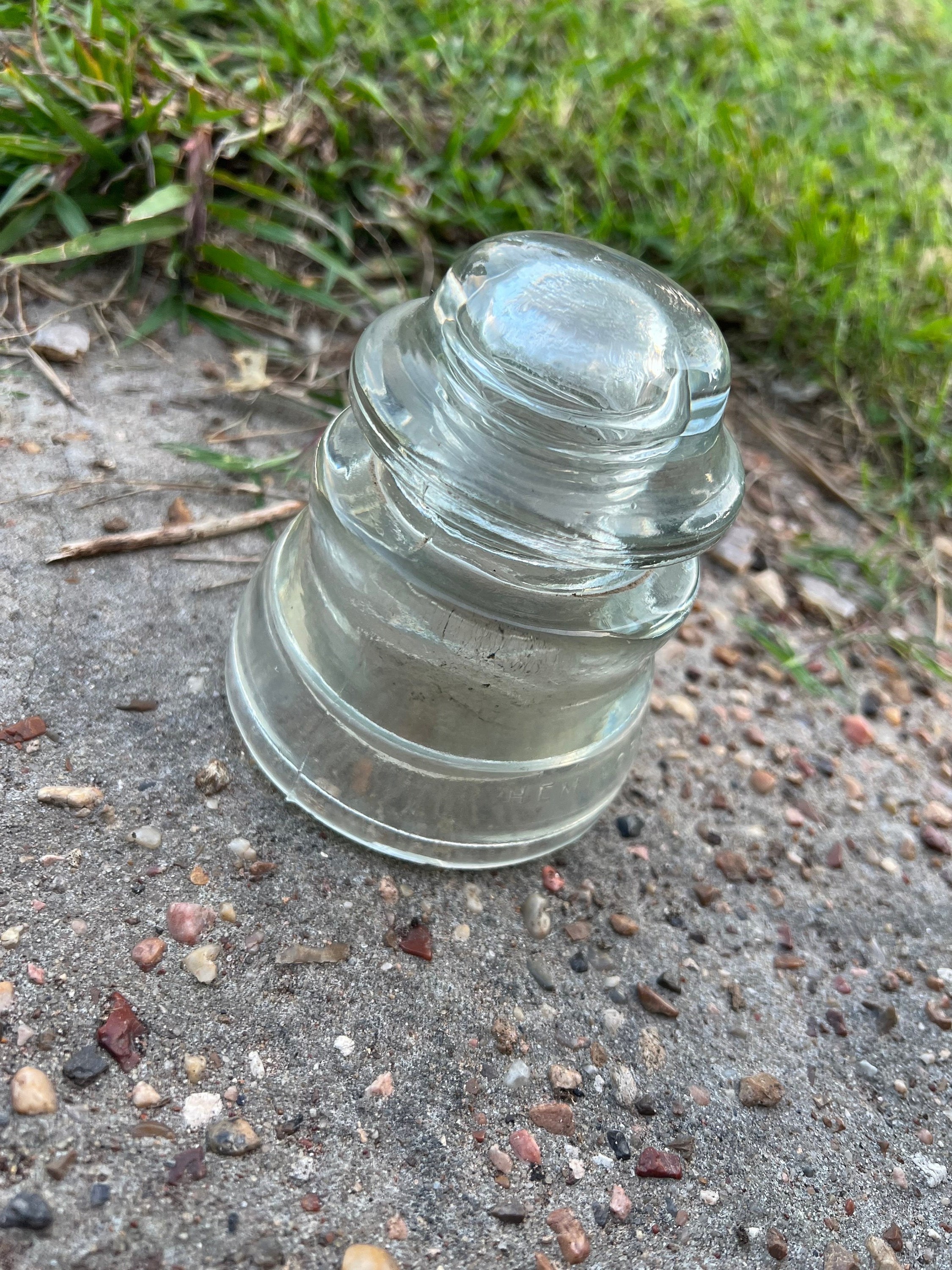 Vintage 1910s Hemingray 40 Aqua Glass Electrical Insulator 1910-1930 ...