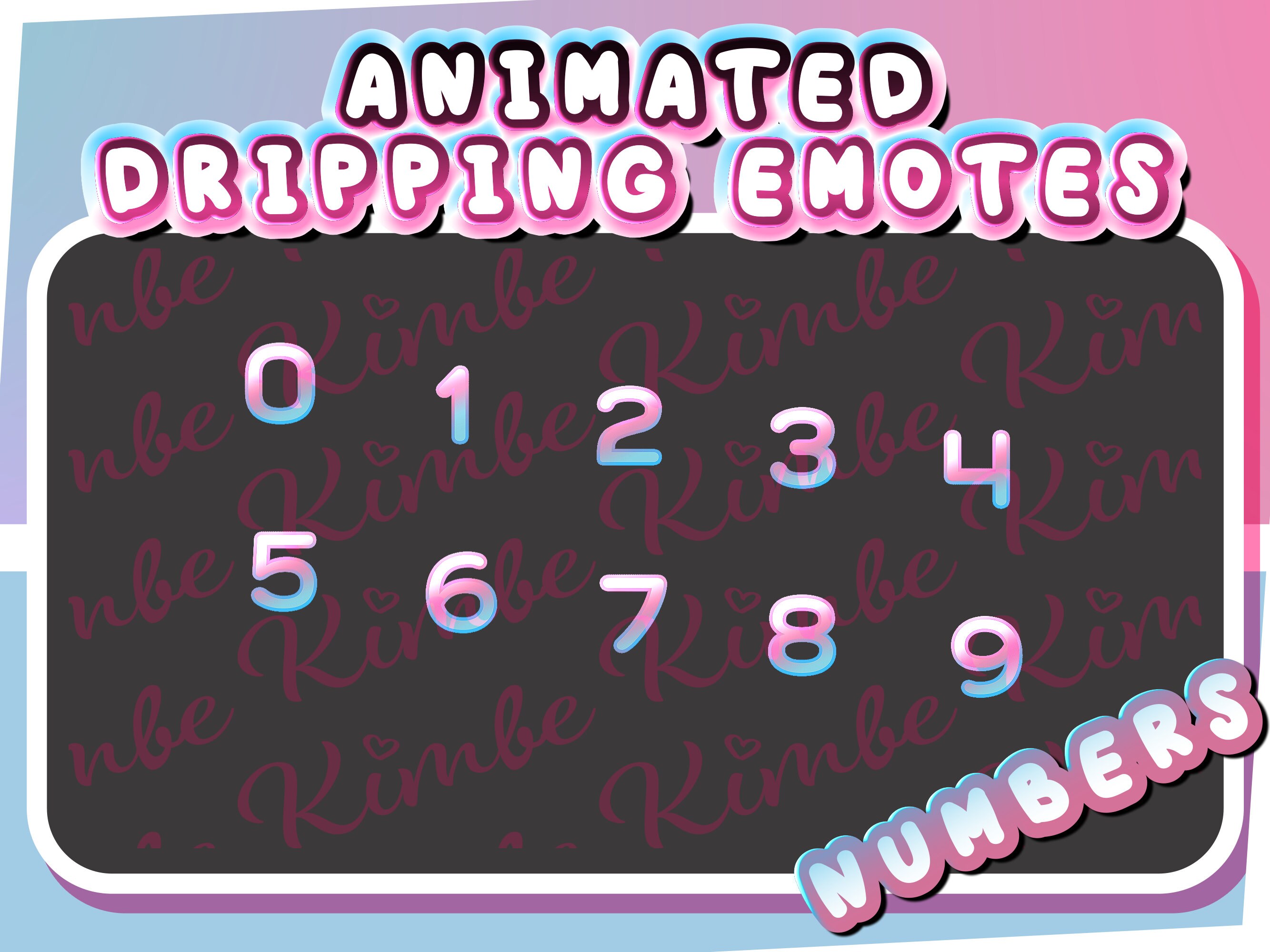 ౨ৎ ANIMATED EMOTE PACK ︰ 48 Letters, Numbers, Symbols Pack for Discord ...