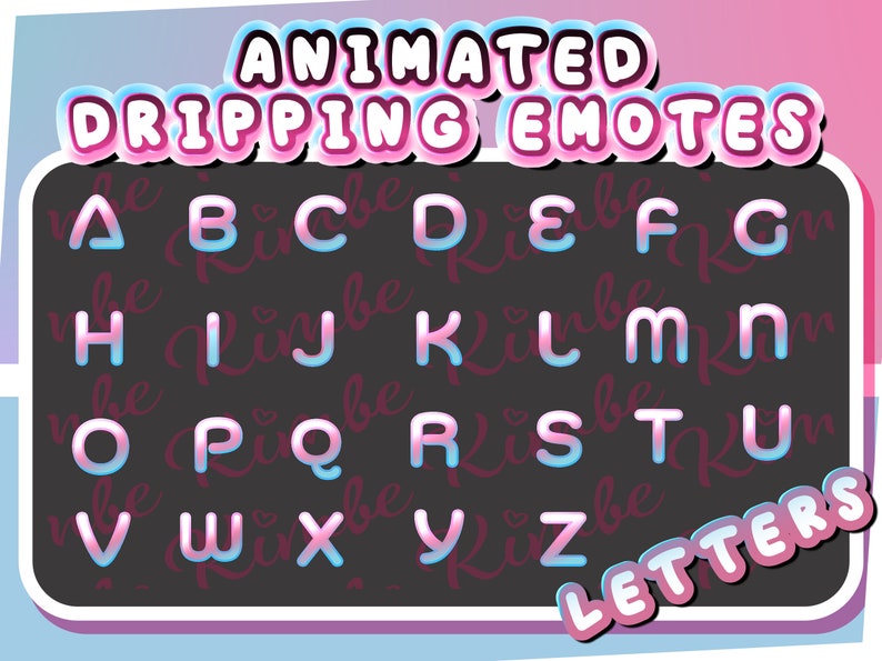 ౨ৎ ANIMATED EMOTE PACK ︰ 48 Letters, Numbers, Symbols Pack for Discord ...
