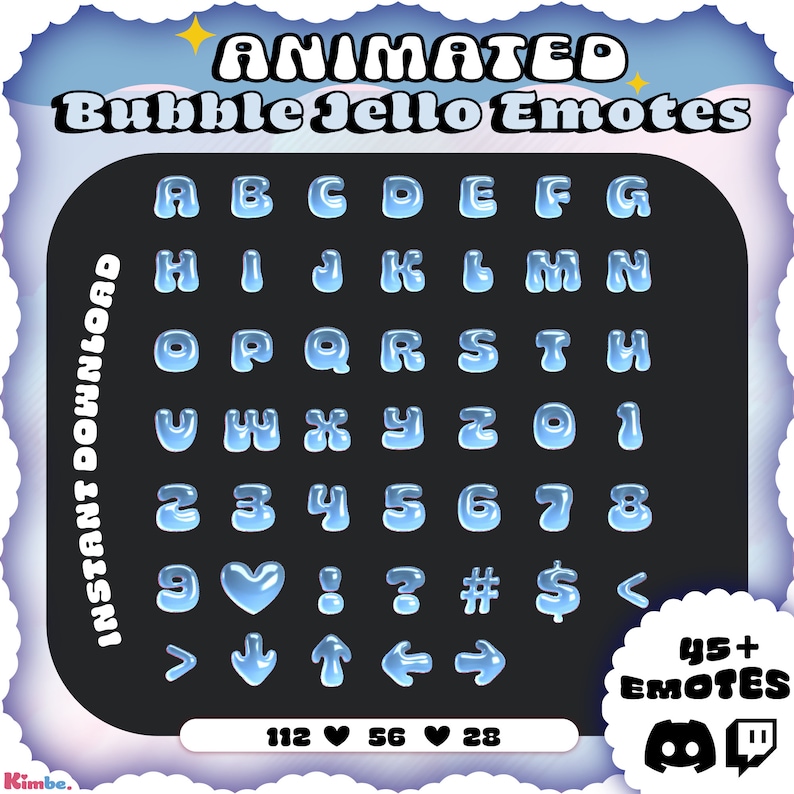 ANIMATED EMOTE PACK ︰ 45+ Letters, Numbers, Symbols Pack for Discord ...