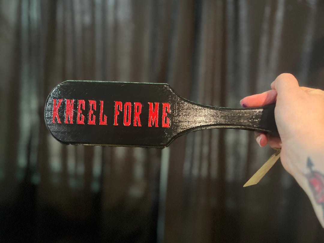 Kneel for Me Tiny Terror Paddle - Etsy