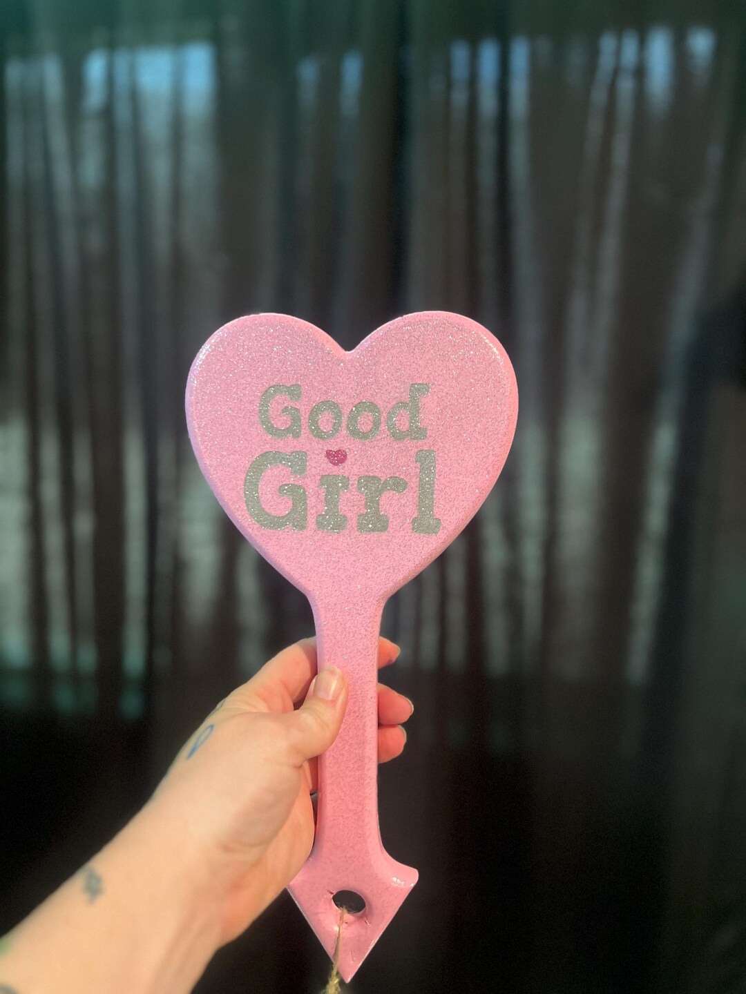 Good Girl Heart Paddle - Etsy
