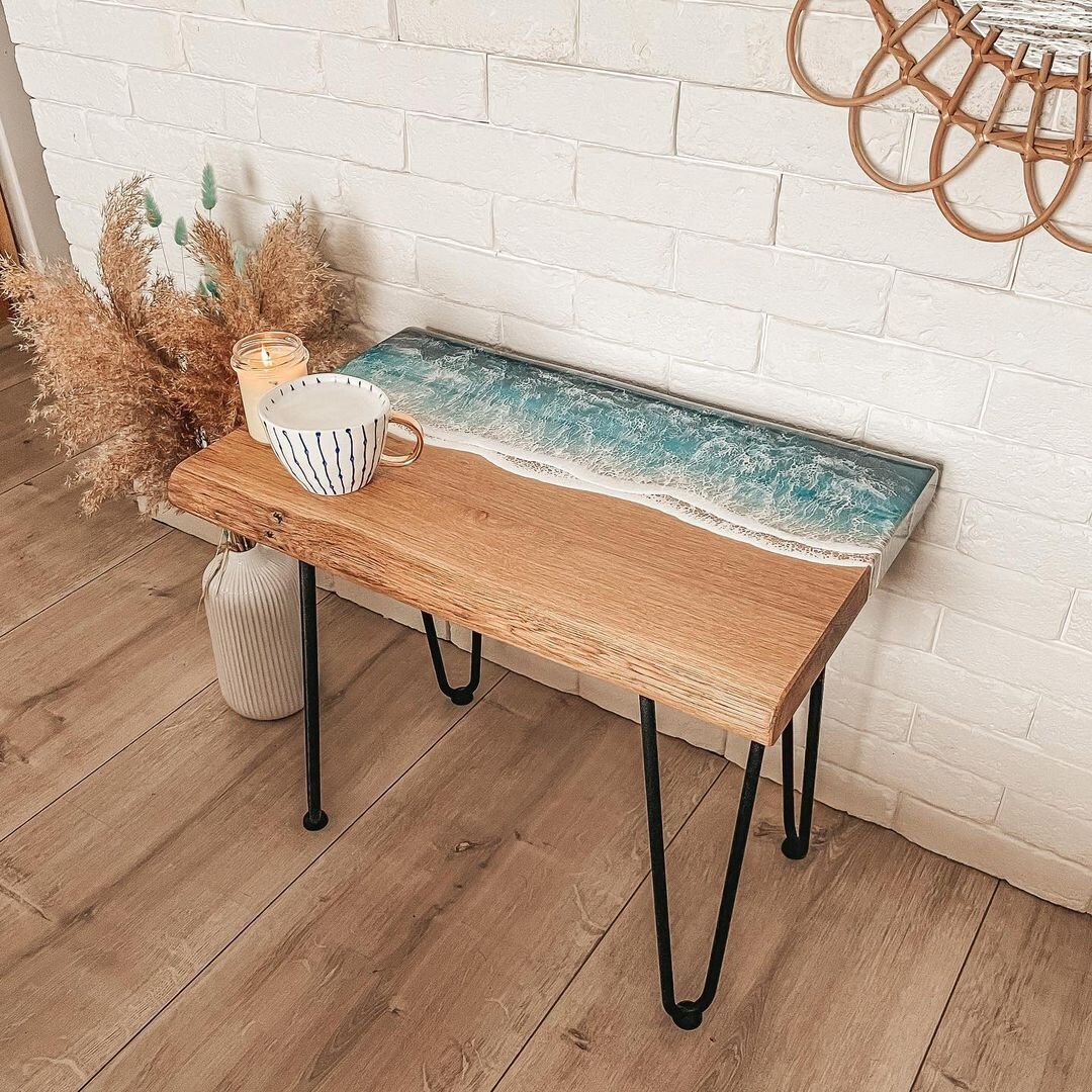 Epoxy Console Tables. - Etsy