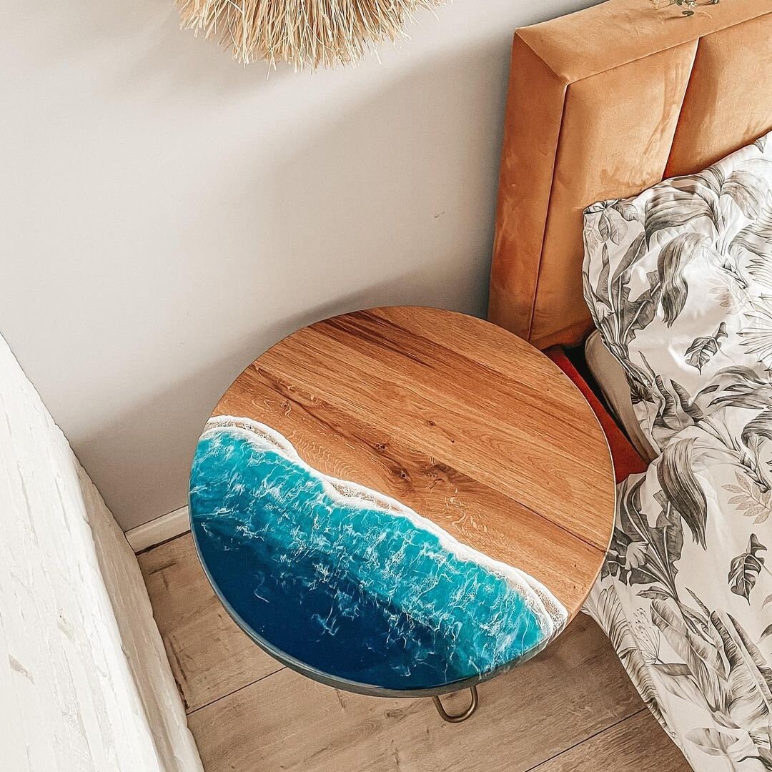 Epoxy Console Tables. - Etsy