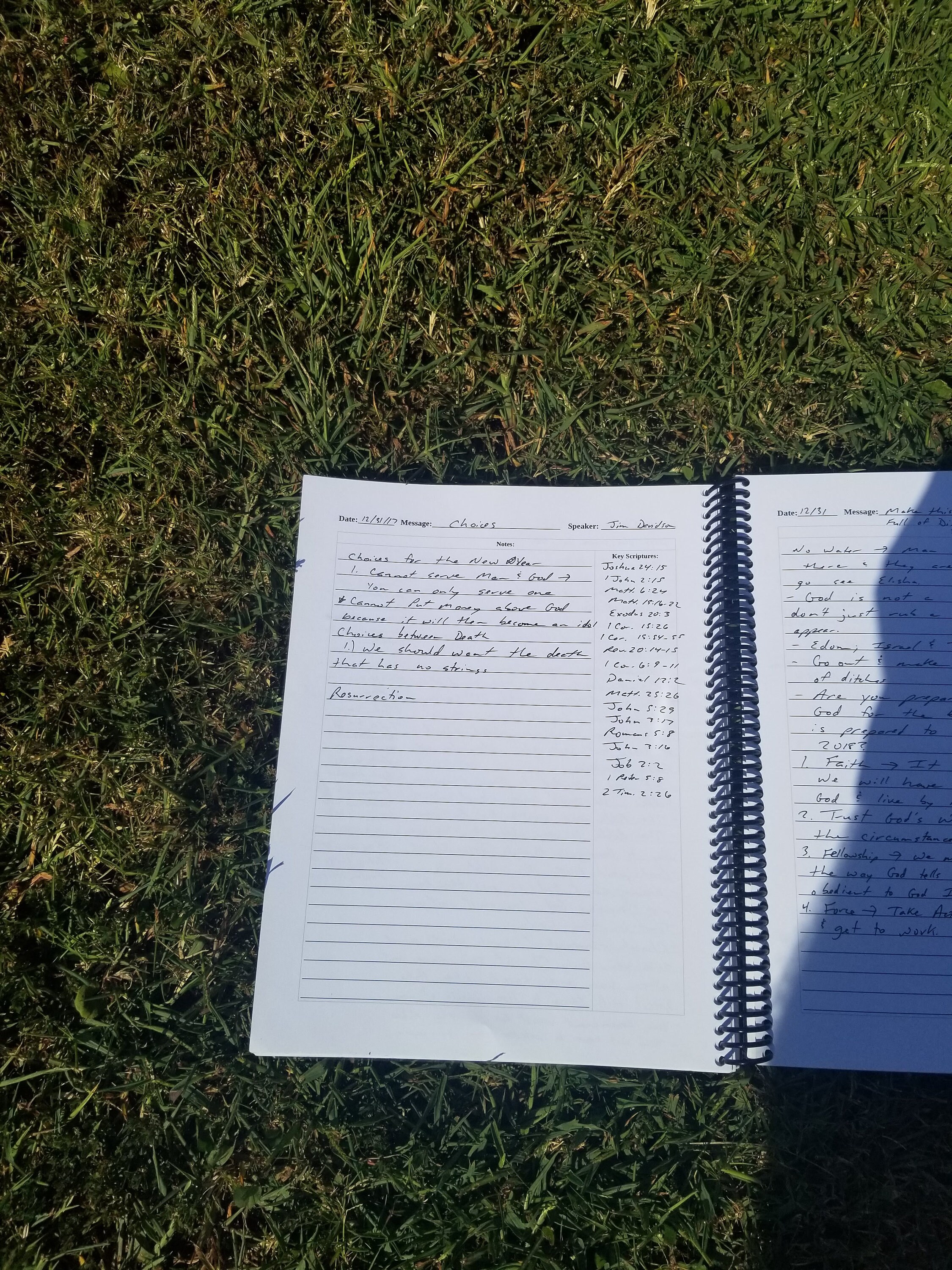 Sermon Note Taking, Capture Key Scriptures for Memorization to Help ...