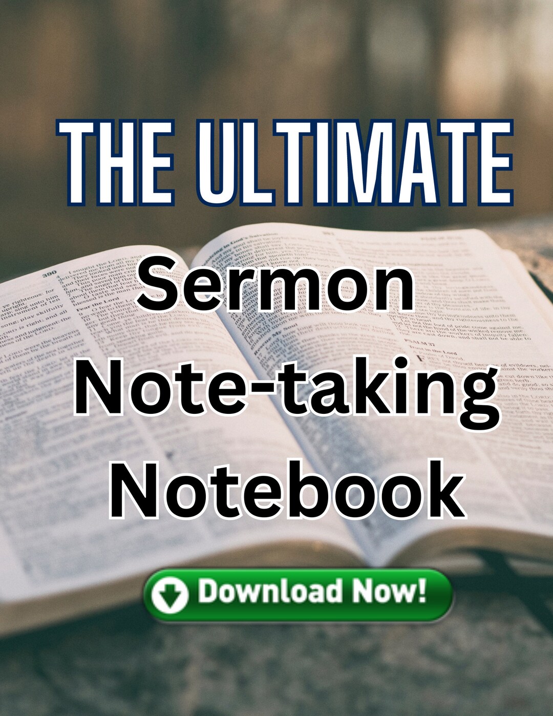 Sermon Note Taking, Capture Key Scriptures for Memorization to Help ...