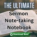 Sermon Note Taking, Capture Key Scriptures for Memorization to Help ...
