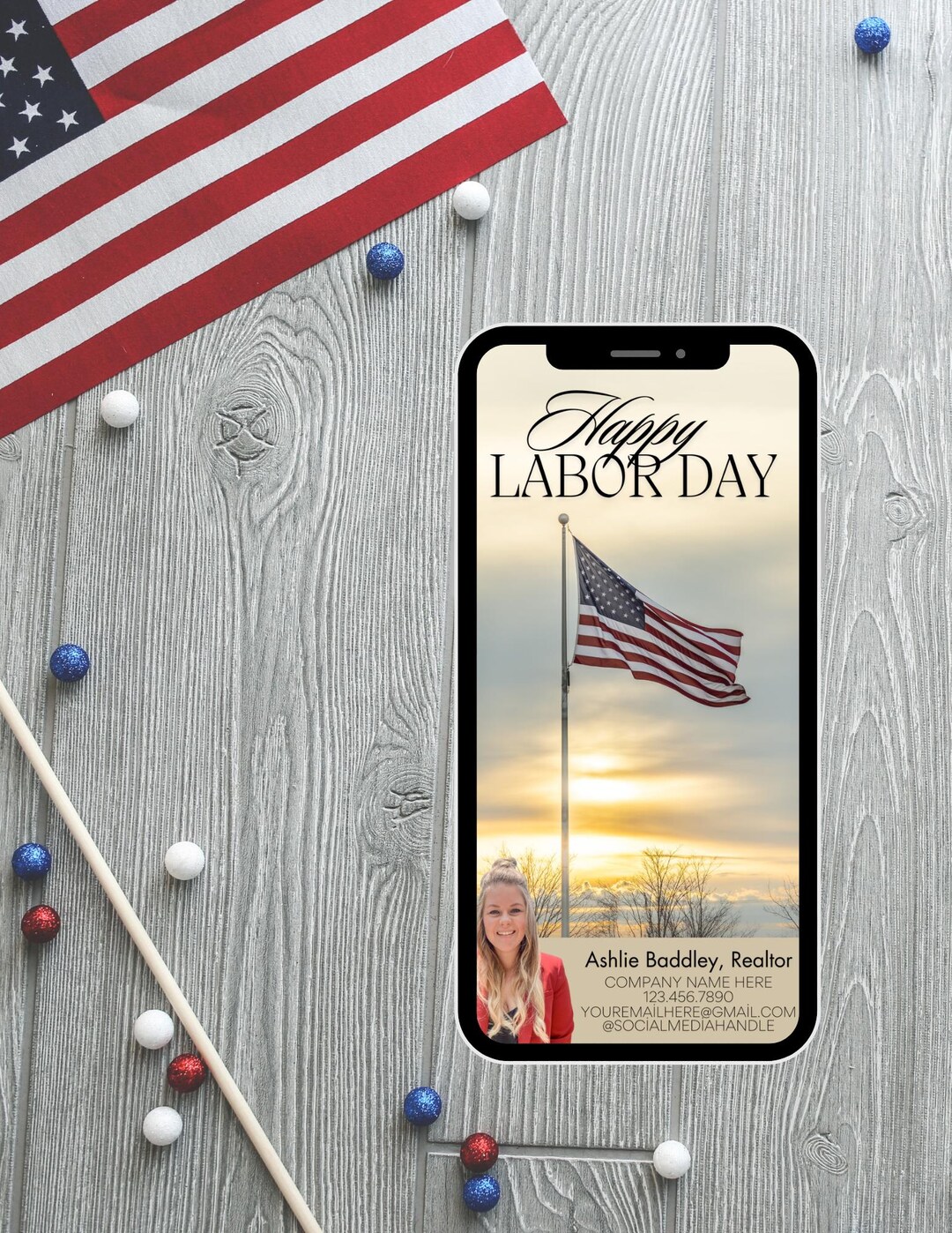 Realtor Editable Textable Labor Day | Real Estate Textable Labor Day ...