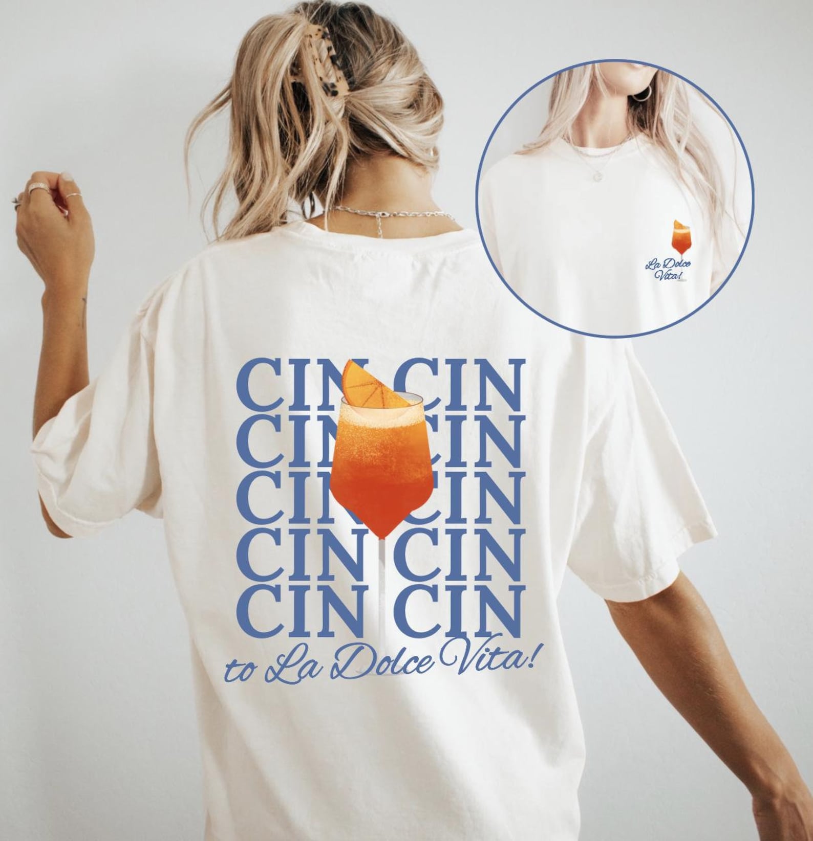 Cin Cin Aperol Spritz Shirt La Dolce Vita Tomato Girl Tee Coastal ...