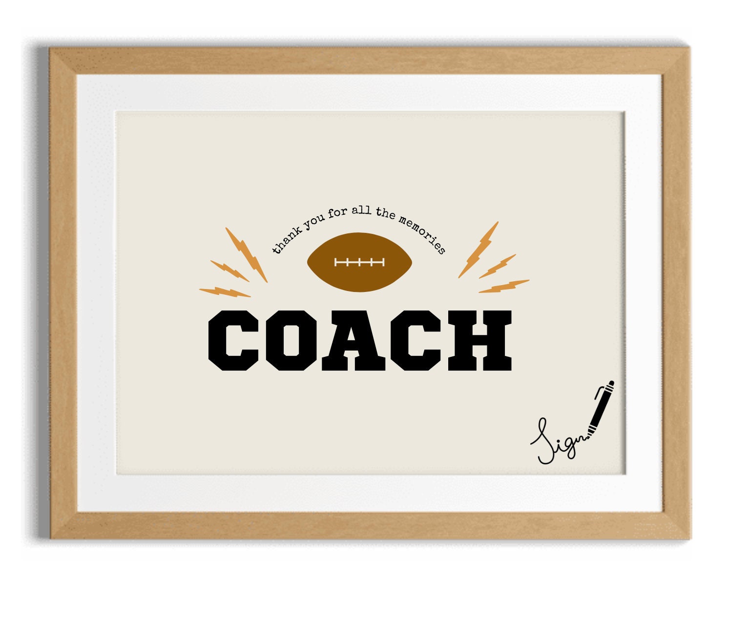 Football Coach Coach Gift Idea Gift for Coach Best Coach Sports Kids ...