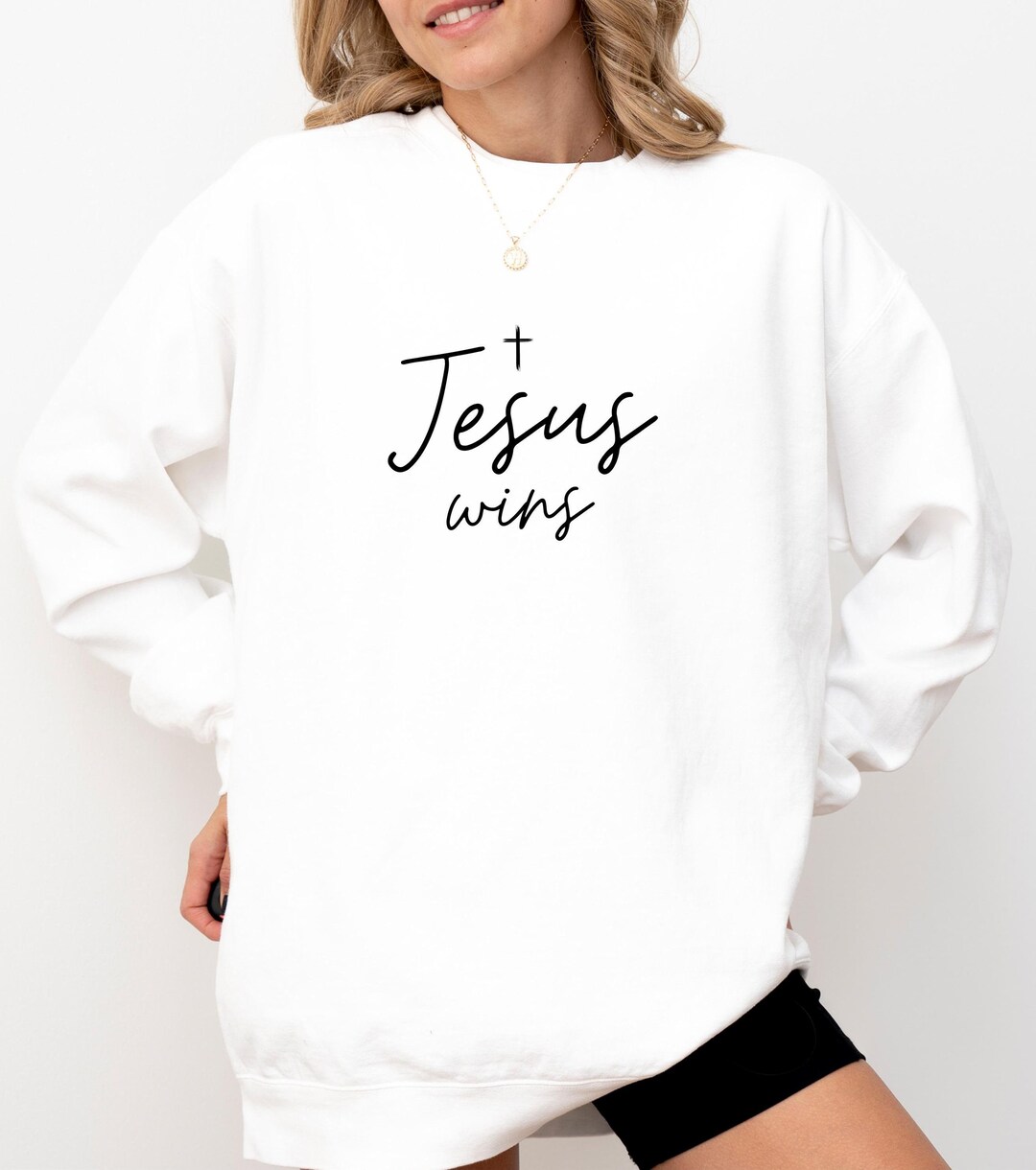 Jesus Wins Shirt Faith Based Shirt Election Shirt Christian Gift ...