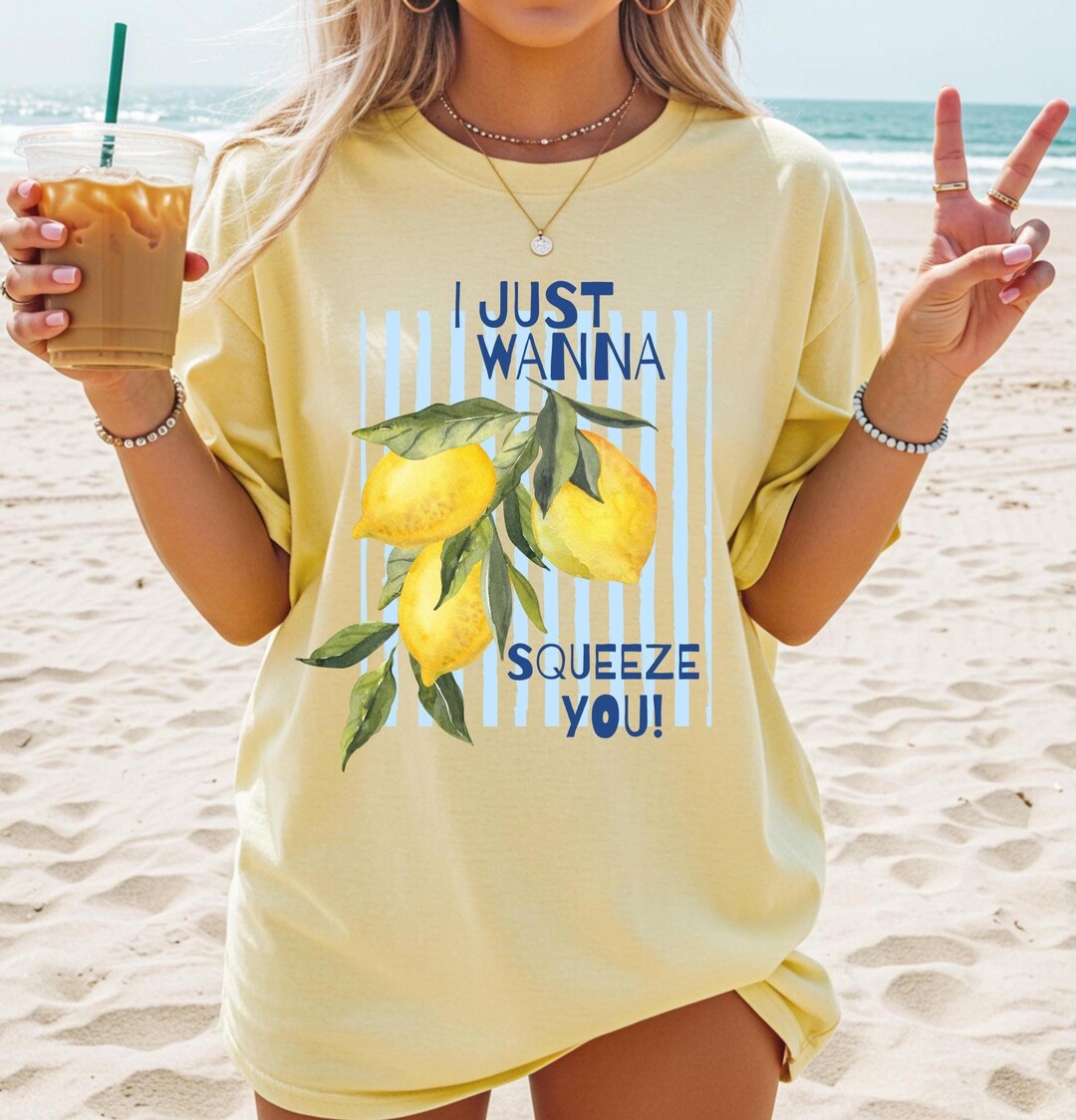 Citrus Love T-shirt Funny Lemon Graphic Tee Gift for Friends Summer ...