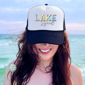 Lake Squad Trucker Hat, Lake Life Trucker Hat, River Trucker Hat, Gift ...