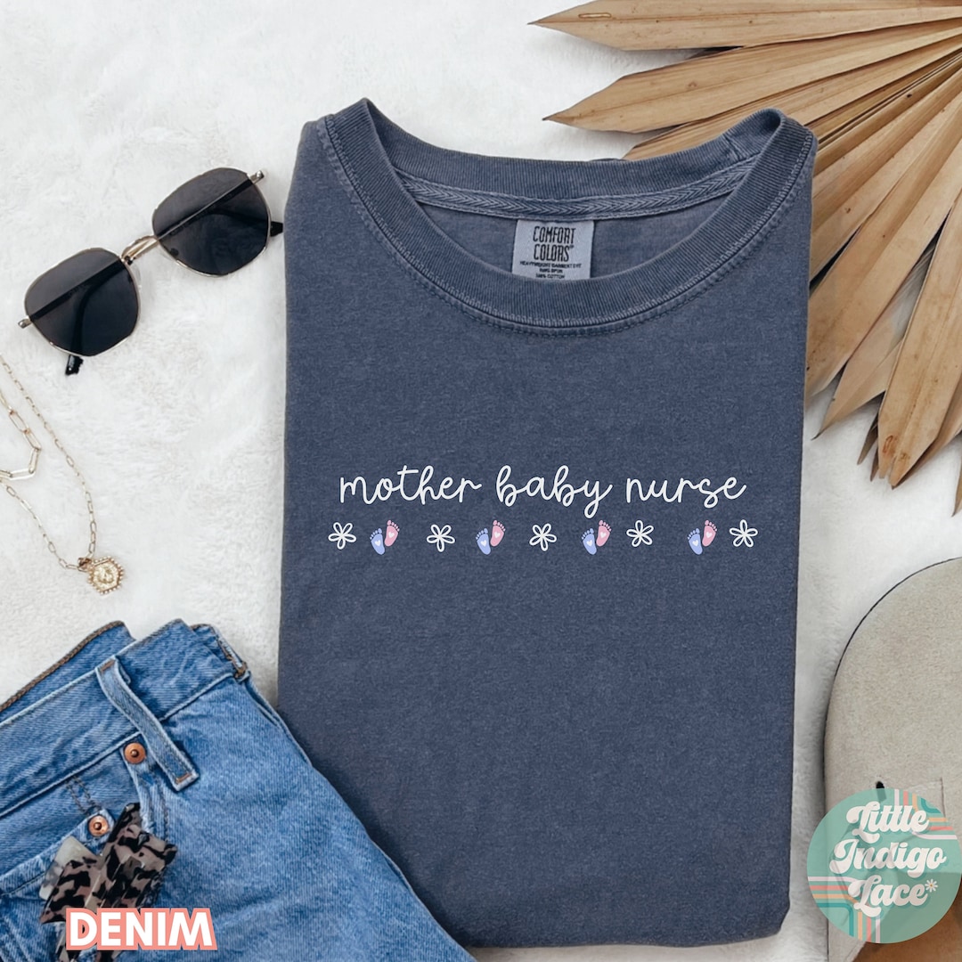 Mother Baby Nurse Comfort Colors Shirt, MBU Shirt Gift for Mother-baby ...