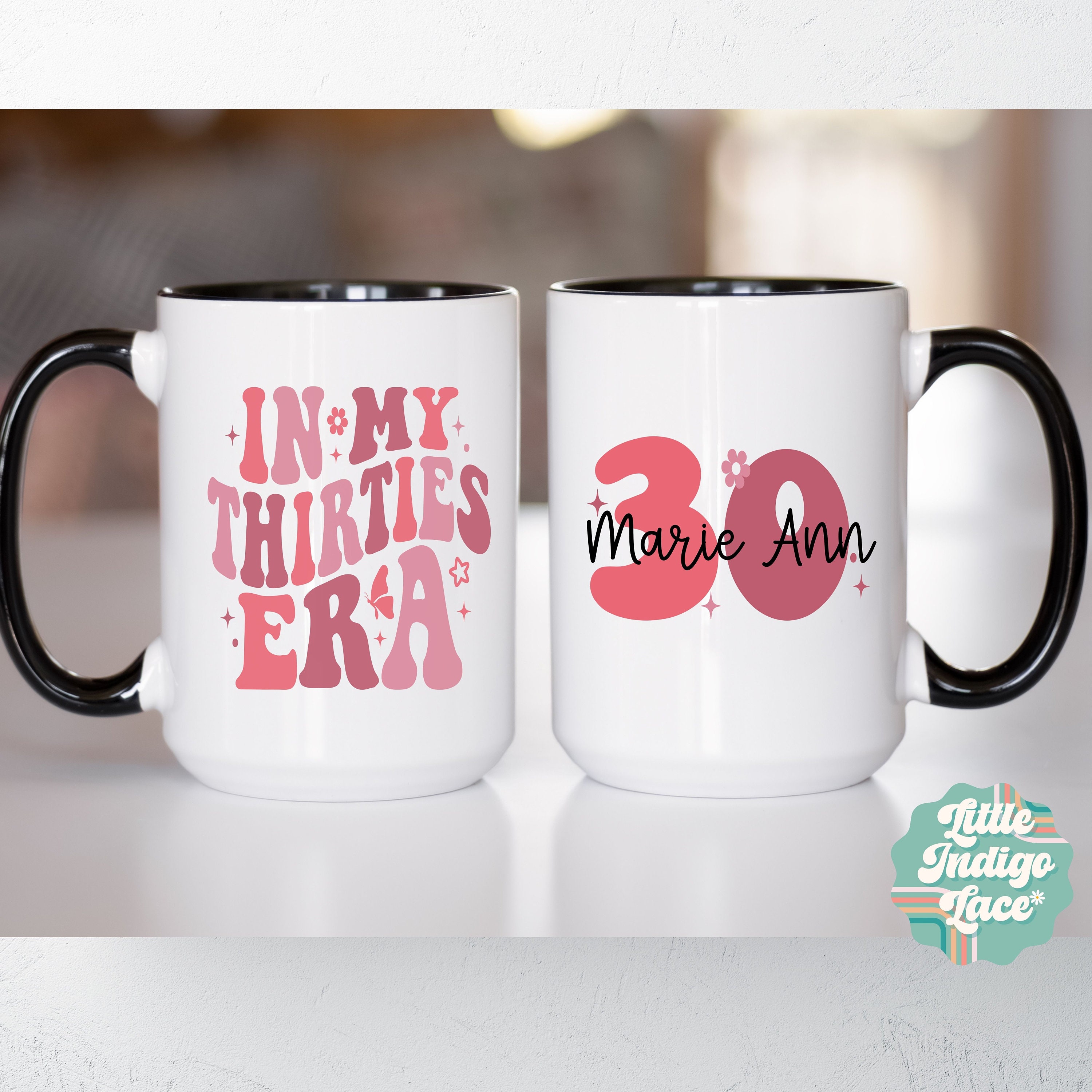 Personalized in My Thirties Era Mug, 30th Birthday Gift for Women, 30th ...