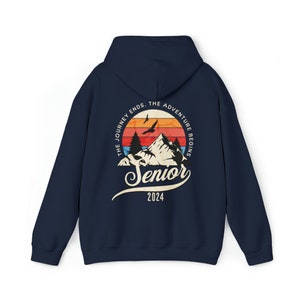 2024 Senior Hoodie Retro, Class of 2024 Senior Grad Sweater, Senior ...