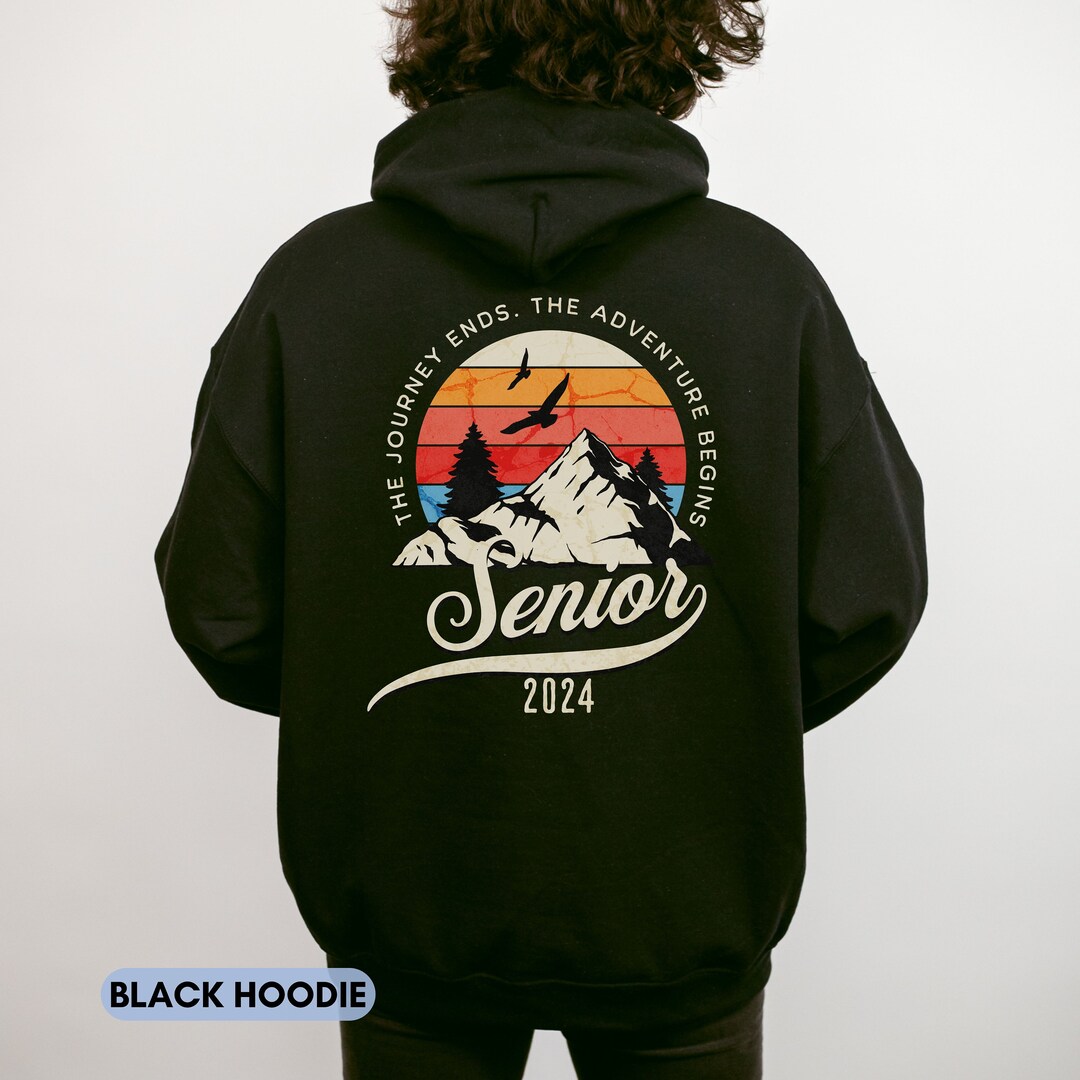 2024 Senior Hoodie Retro, Class of 2024 Senior Grad Sweater, Senior ...