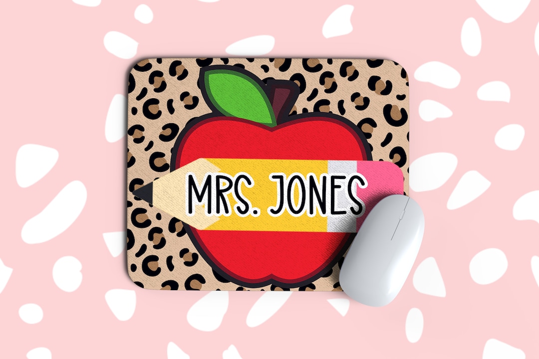 Personalized Teacher Mouse Pad Custom Mouse Pad for Teachers - Etsy
