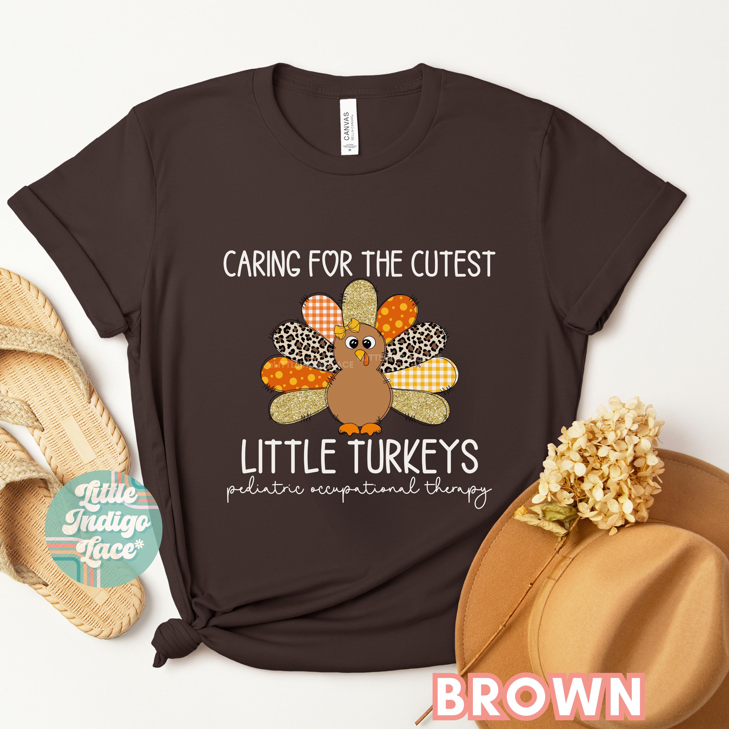 Peds OT Thanksgiving Shirt Fall Peds Occupational Therapy Nurse Tshirt ...