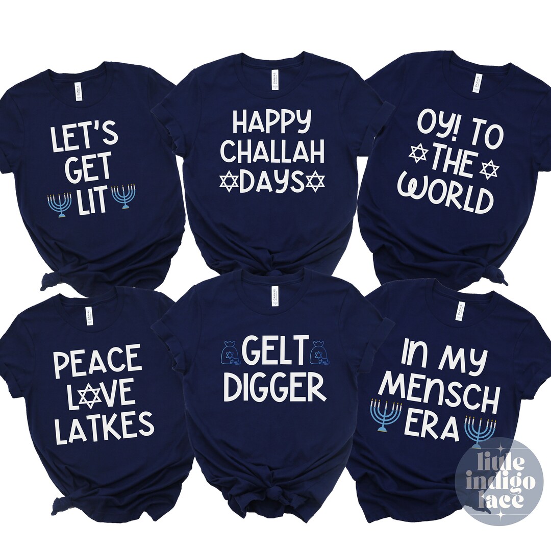 Hanukkah Group Shirts, Family Group Hanukkah Shirt, Matching Chanukah ...