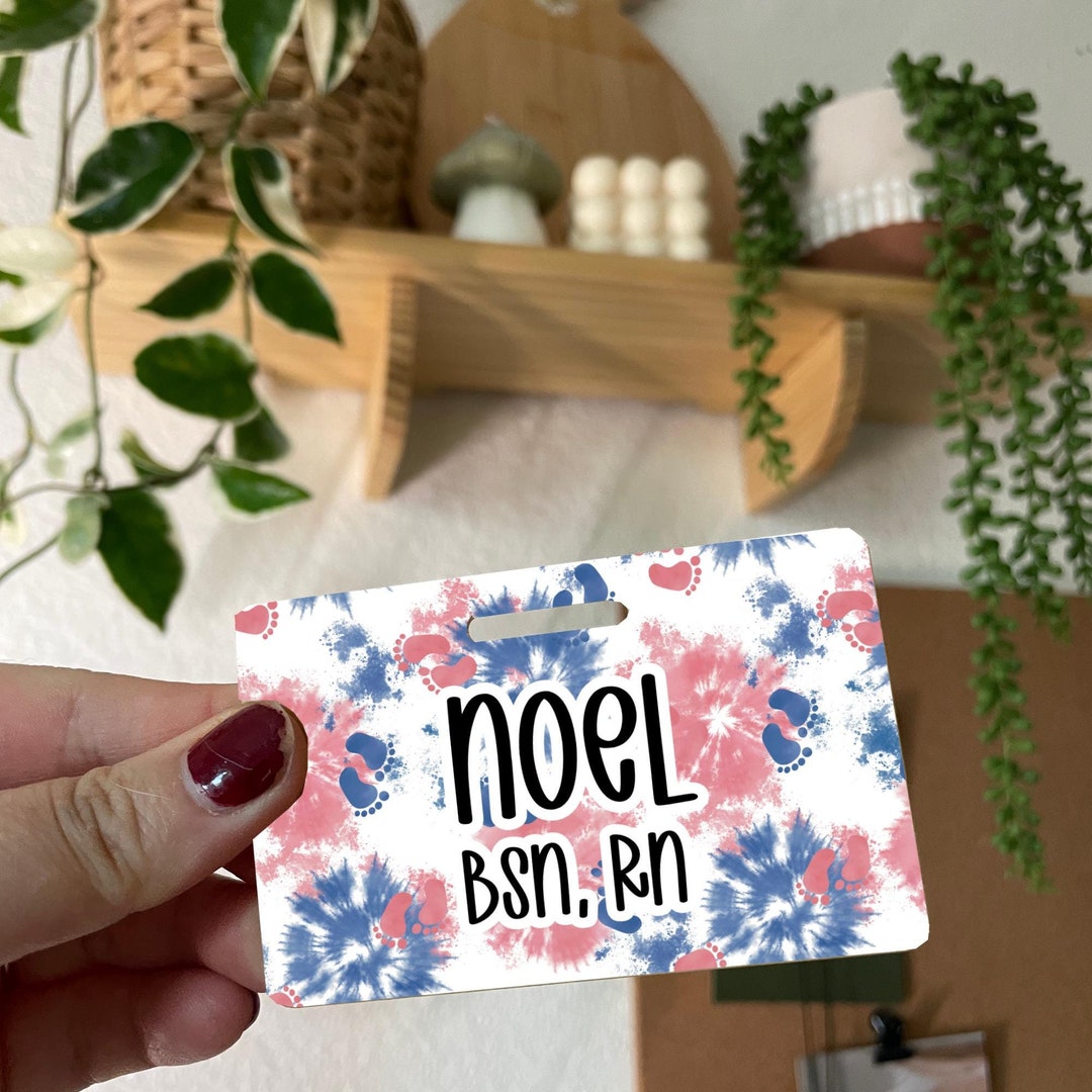 Custom L&D Badge Name Tag, Personalized Name Tag, NICU Nurse Badge ...
