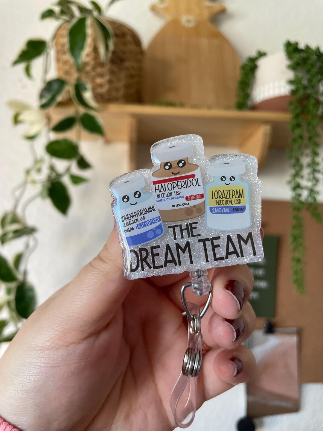 Funny Nurse Badge Reel, Gift for RN, NICU Nurse Badge Reel, Peds Badge ...