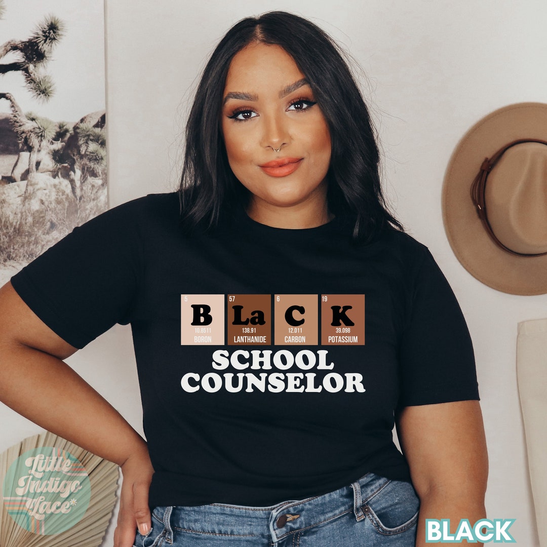 Black School Counselor Shirt, Black History Shirt, Black History Month ...