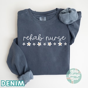 Minimal Rehab Nurse Sweatshirt Rehabilitation Nurse Sweater Rehab Nurse ...