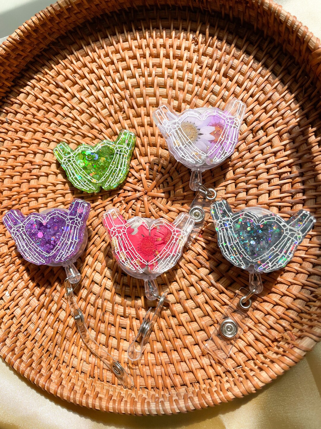 Skeleton Hand Badge Reel, Xray Tech Badge Reel, CT Tech Badge ...