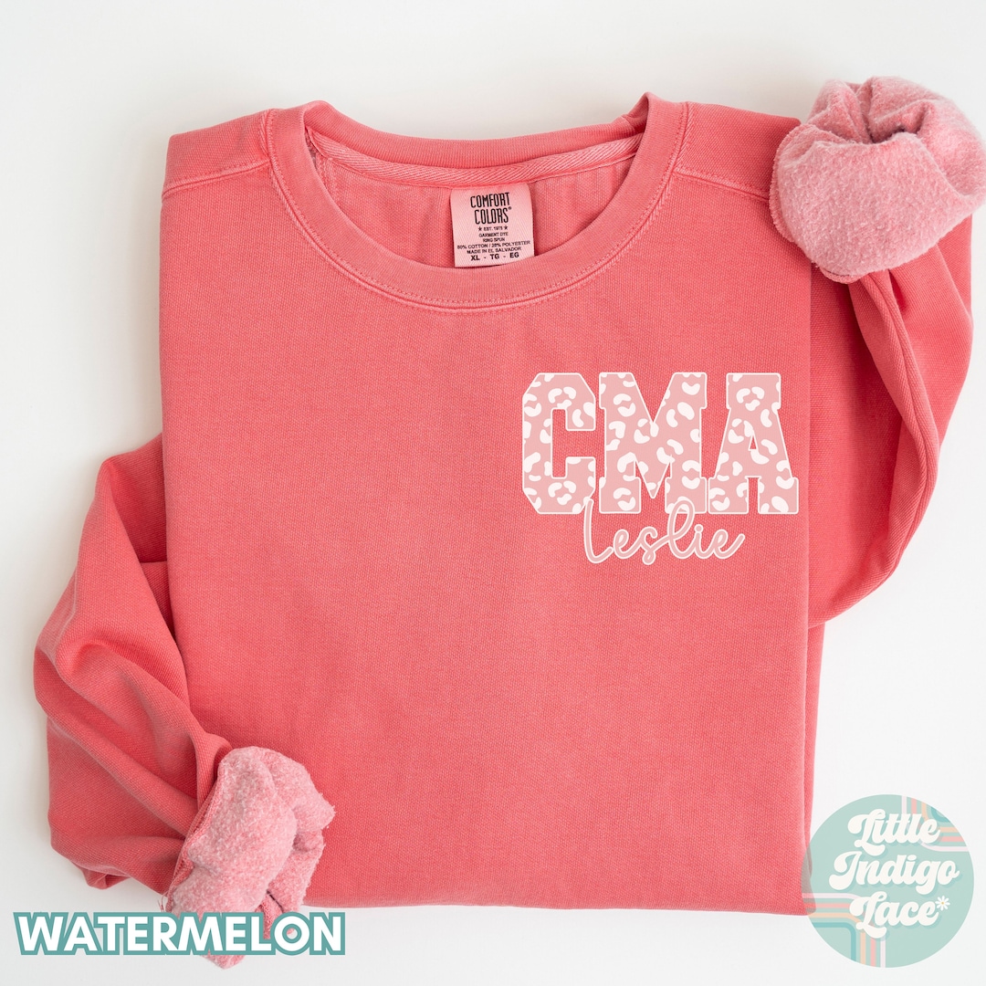 Personalized CMA Sweatshirt, Gift for CMA, Medical Assistant Sweatshirt ...