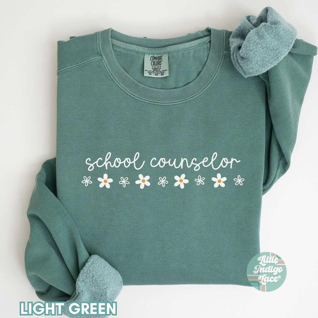 School Counselor Sweatshirt, Gift for School Counselor Graduation ...
