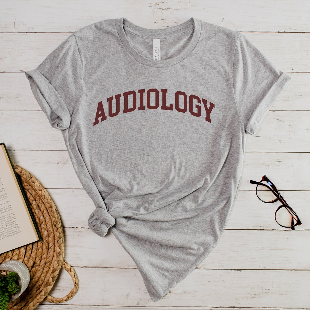 Audiology Shirt Minimal, Audiologist Student Graduation Gift ...