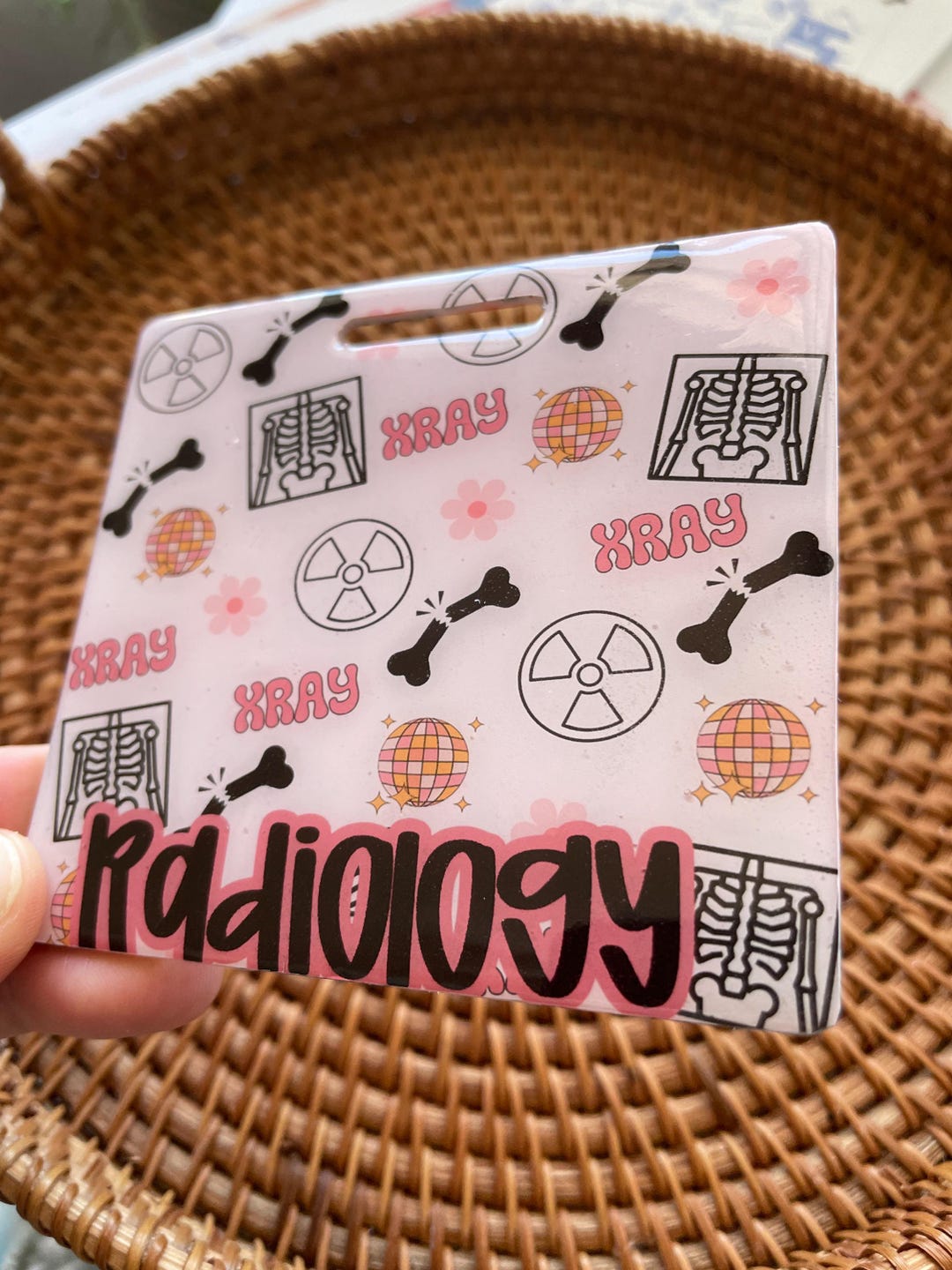 Xray Badge Buddy Gift for X-ray Technologist Badge Holder Radiology ...