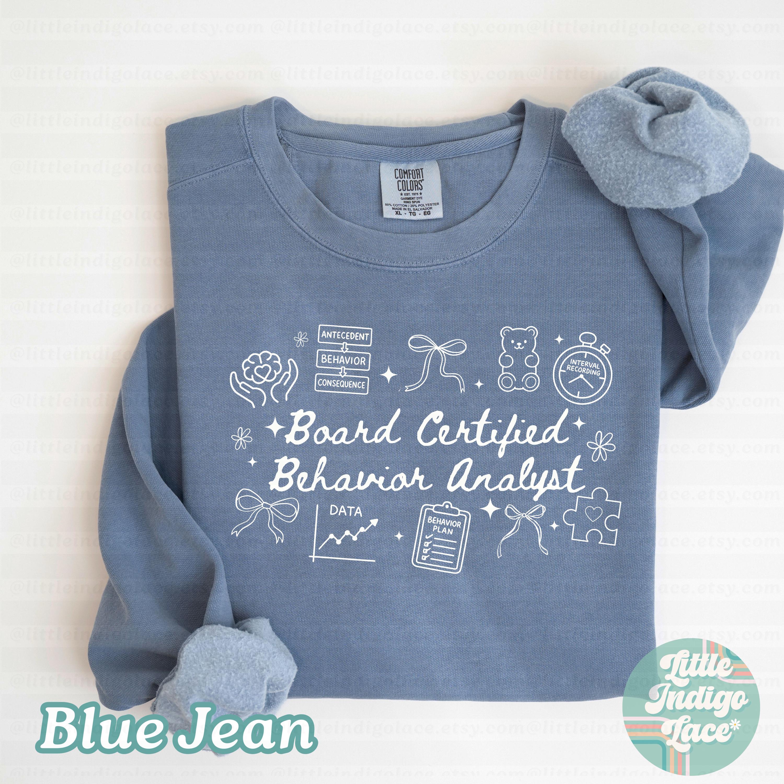 Coquette BCBA Sweatshirt, Gift for Behavior Analyst, Behavior Therapist ...