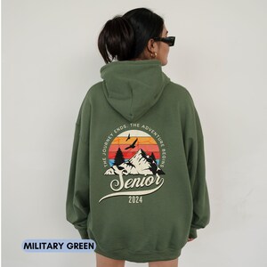2024 Senior Hoodie Retro, Class of 2024 Senior Grad Sweater, Senior ...