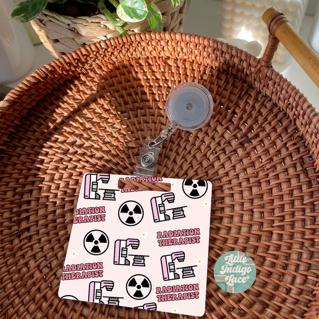 Radiation Therapist Badge Buddy, Gift for Radiation Therapist ...