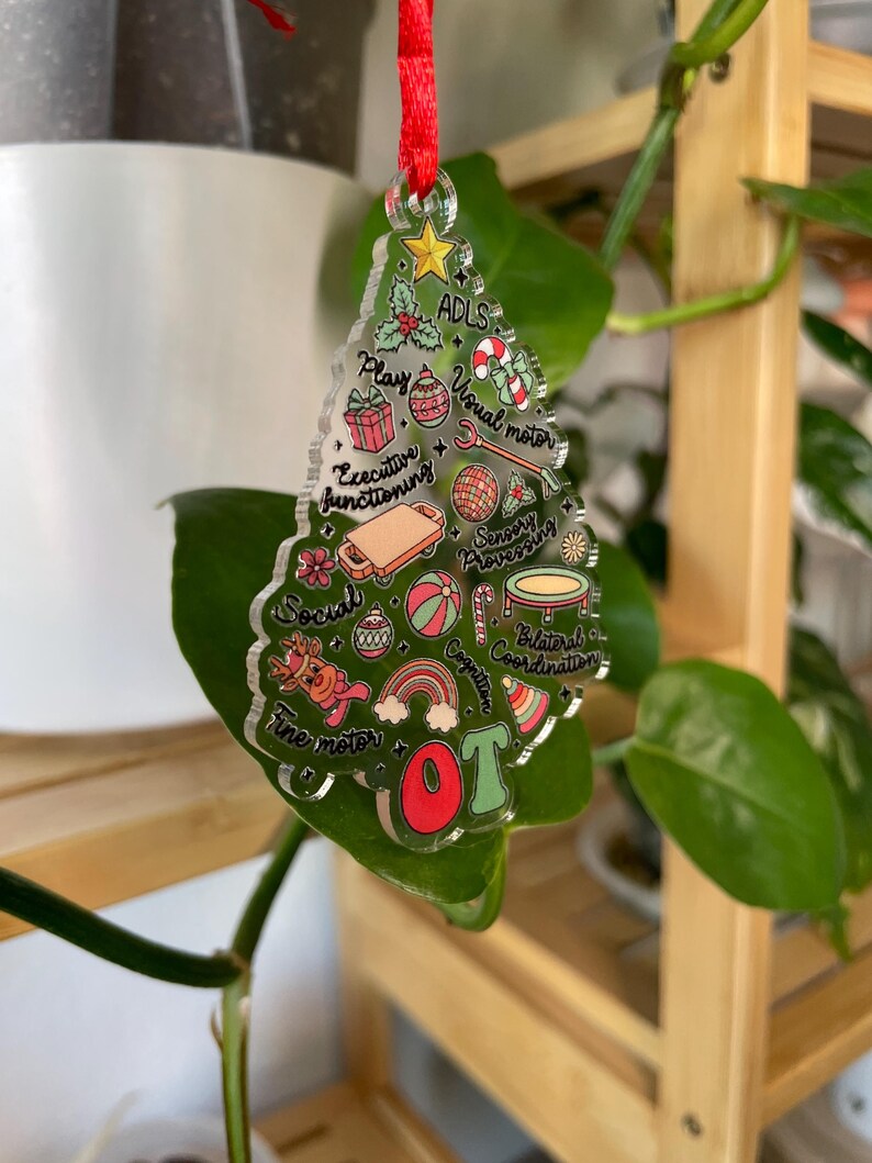 Occupational Therapist Christmas Ornament, Occupational Therapy Student ...