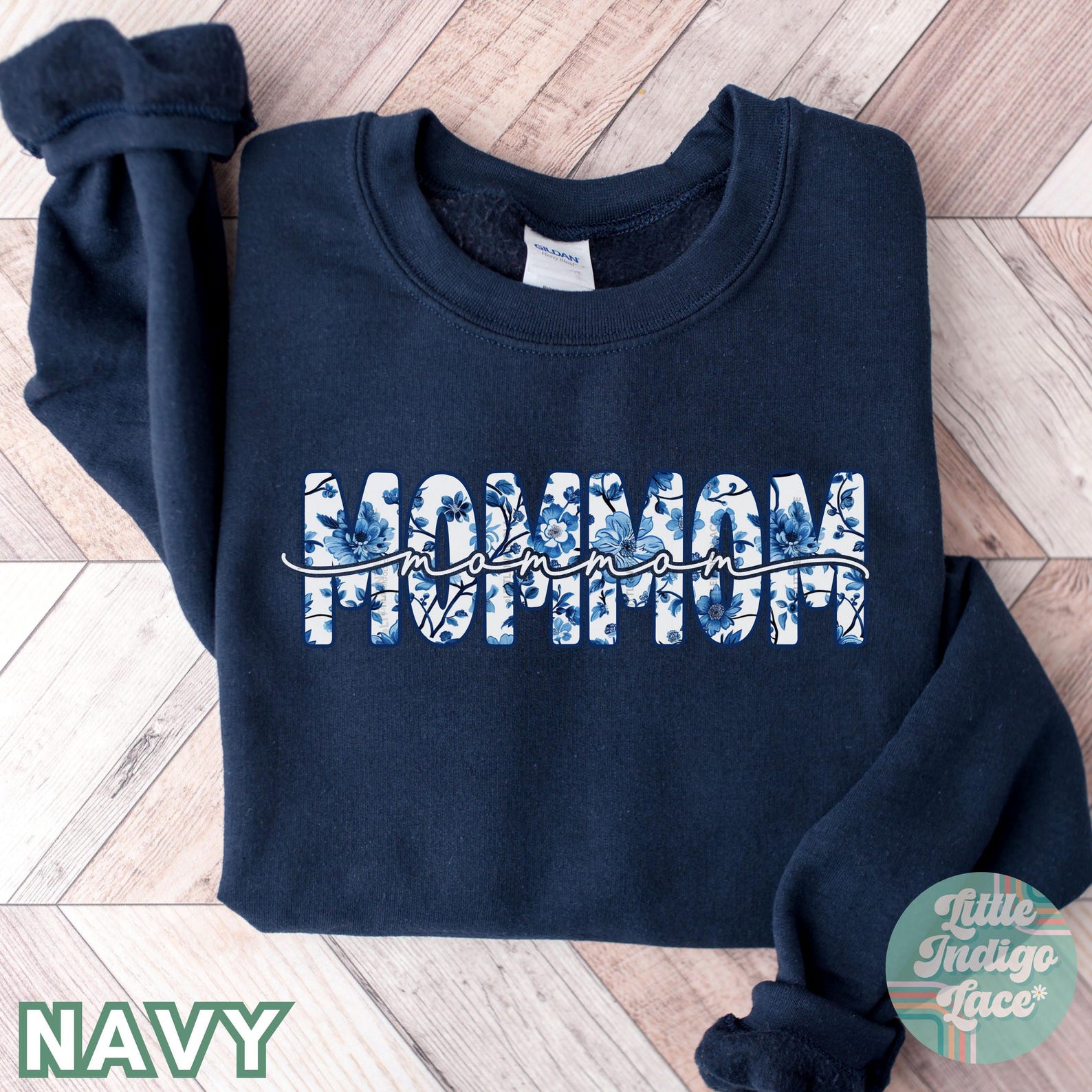 Chinoiserie Mommom Sweatshirt Toile Mommom Sweater New Mommom Gifts ...