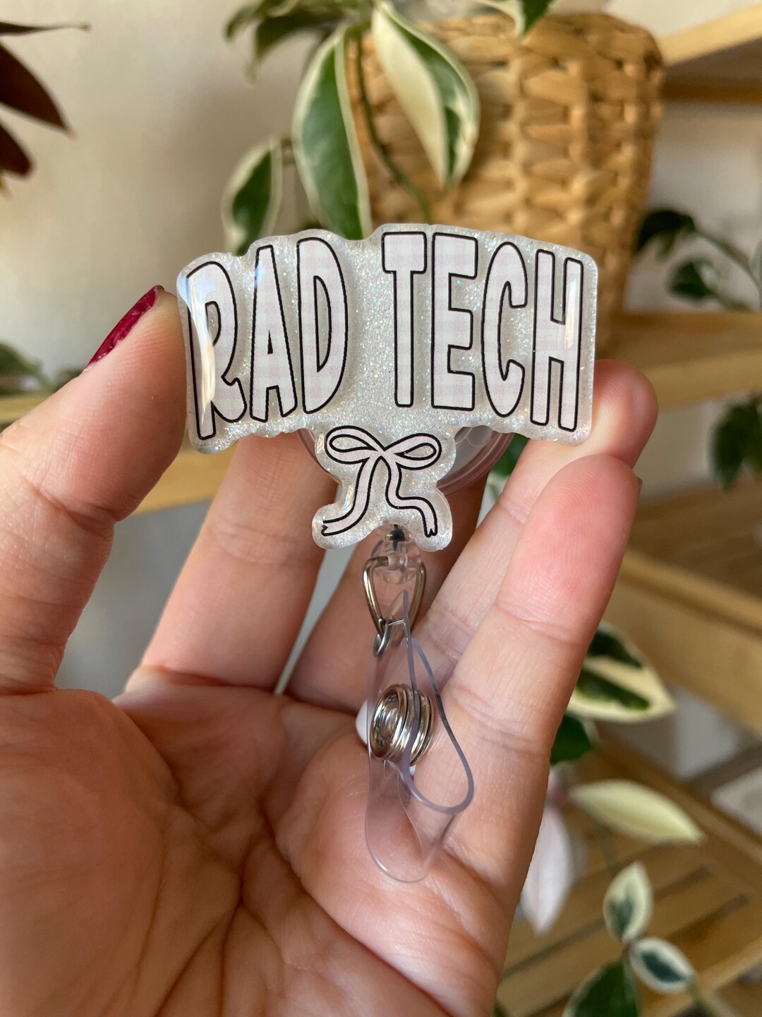 Coquette Rad Tech Badge Reel, MRI Badge Reel, CT Tech Badge Reel, Xray ...