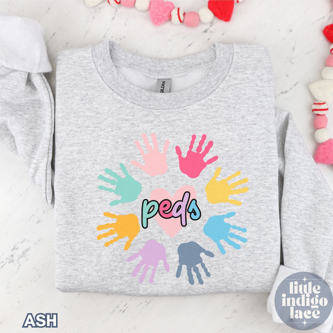 PEDS Valentines Sweatshirt, Peds Crew Valentine Matching Sweaters ...